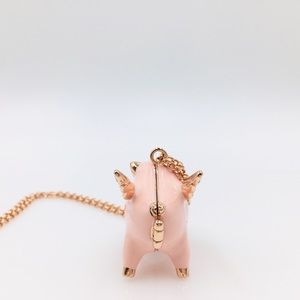 kate spade | Jewelry | Kate Spade Imagination Flying Pink Pig Locket ...